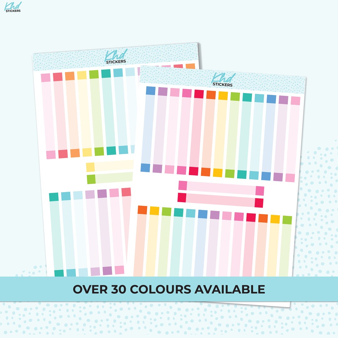 CV Title Bar, Planner Stickers, Removable Vinyl , to Fix Compact ...