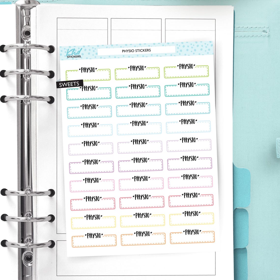 Physio Boxes Stickers, Planner Stickers, Removable - Etsy