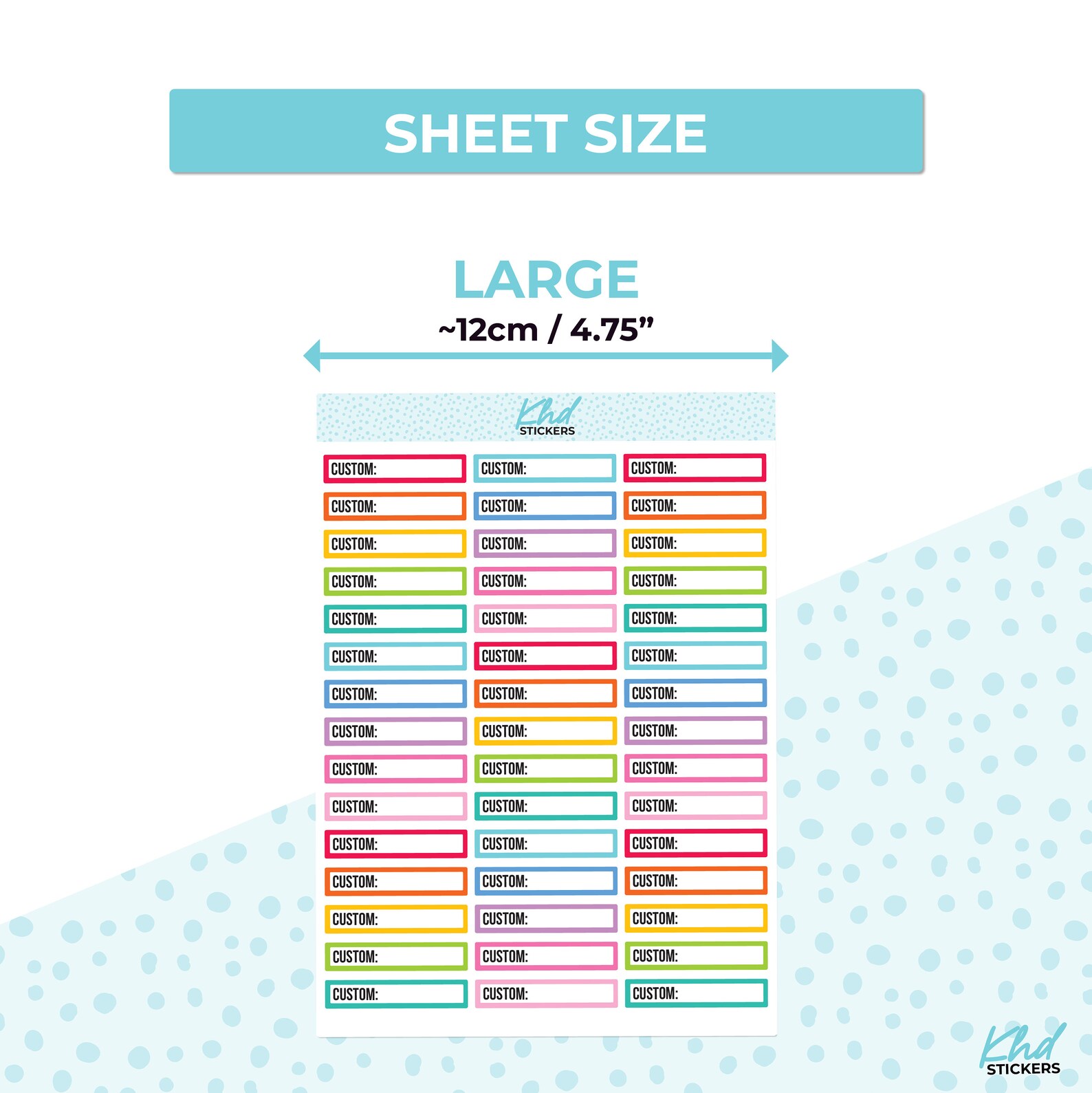 Design Your Own Info Labels Customised & Personalised - Etsy