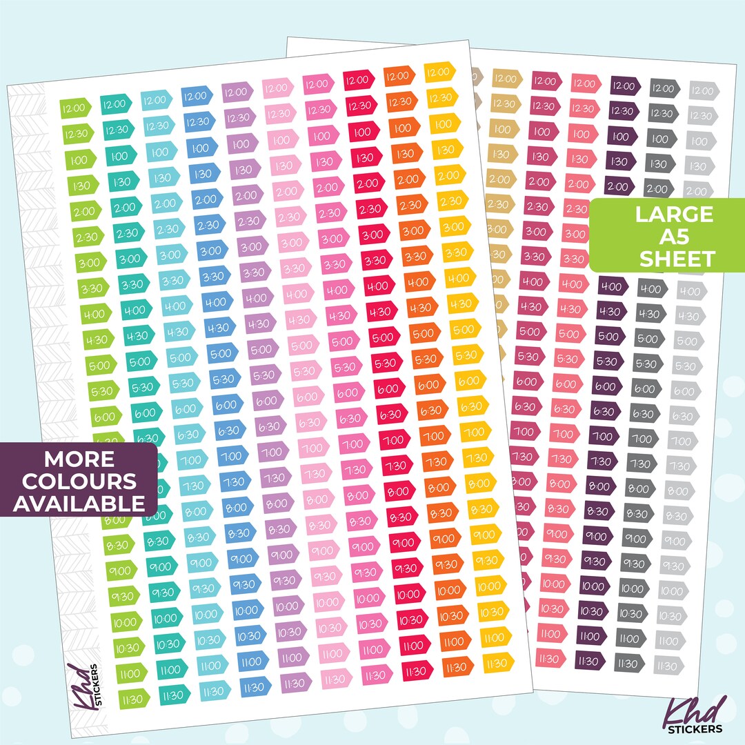 Appointment Time Stickers Planner Stickers Removable - Etsy