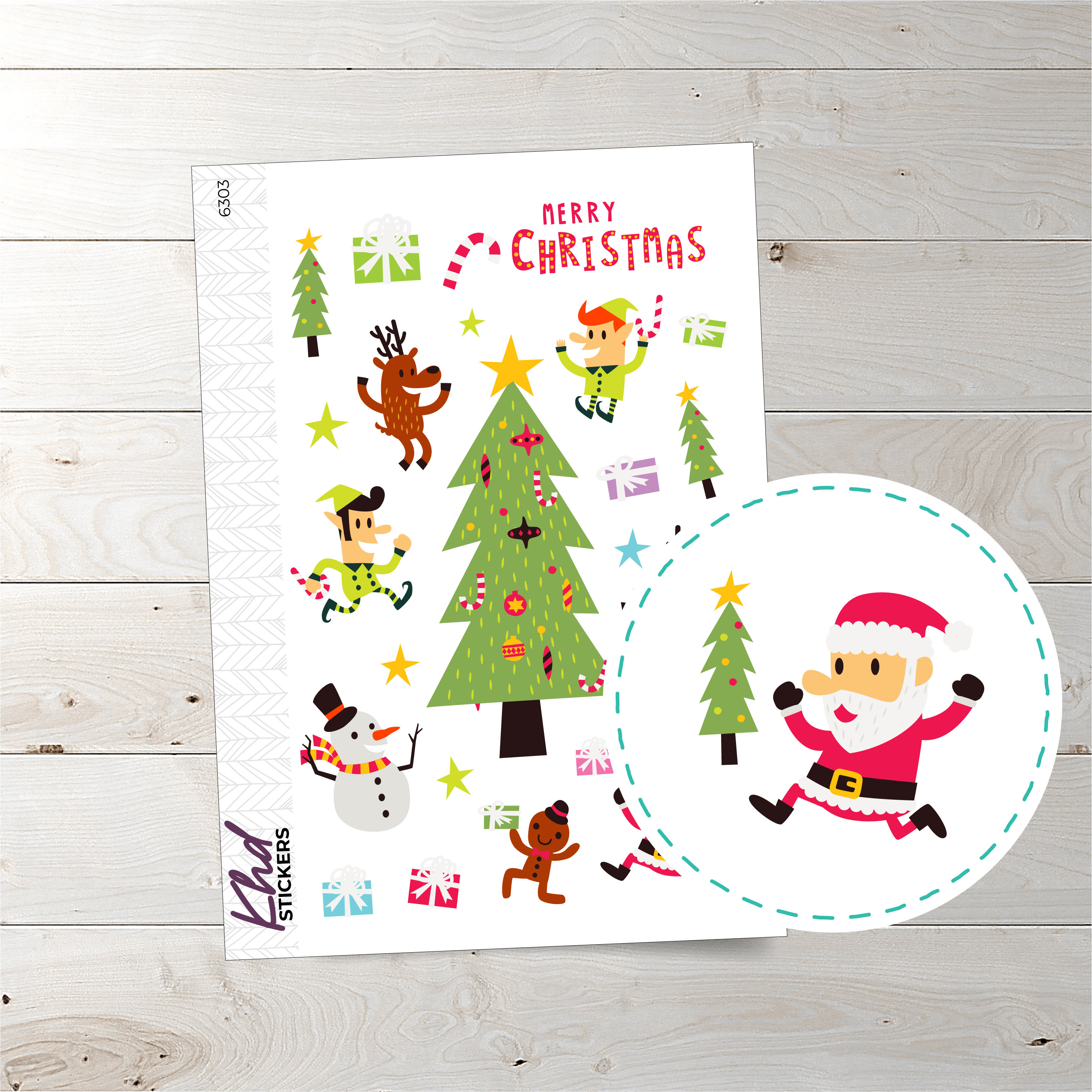 Fun Christmas Stickers Planner Stickers Removable - Etsy