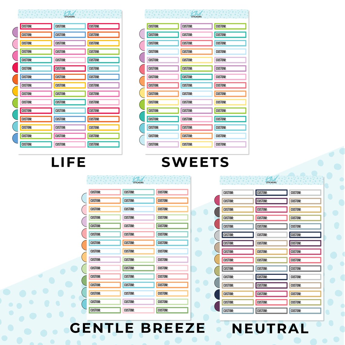 Design Your Own Info Labels Customised & Personalised - Etsy