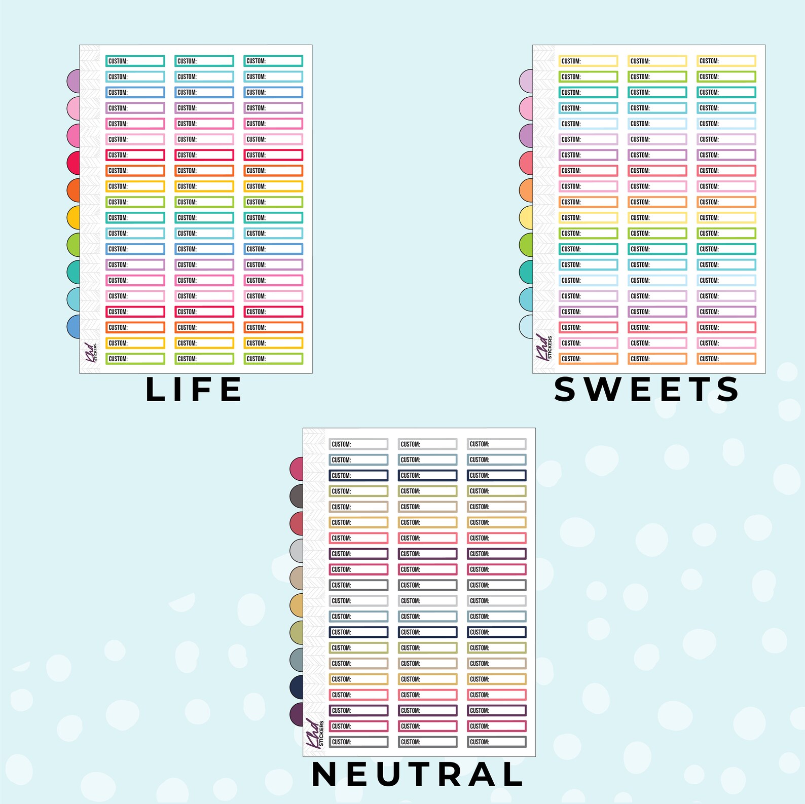 Design Your Own Info Labels Customised & Personalised - Etsy