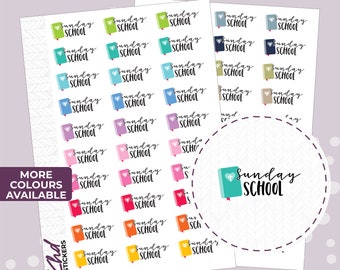 Sunday Stickers - Etsy