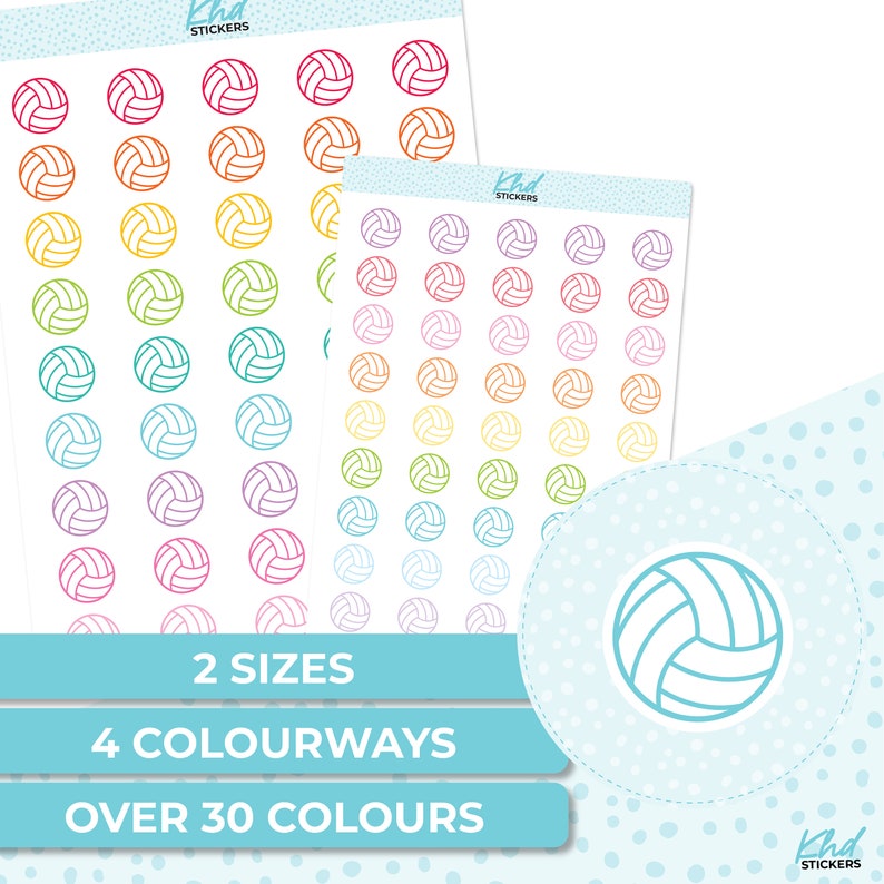 Netball Icon Stickers Planner Stickers Two Sizes Removable - Etsy
