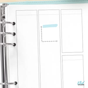 Graph Tracker Box Stickers, Planner Stickers, Removable - Etsy