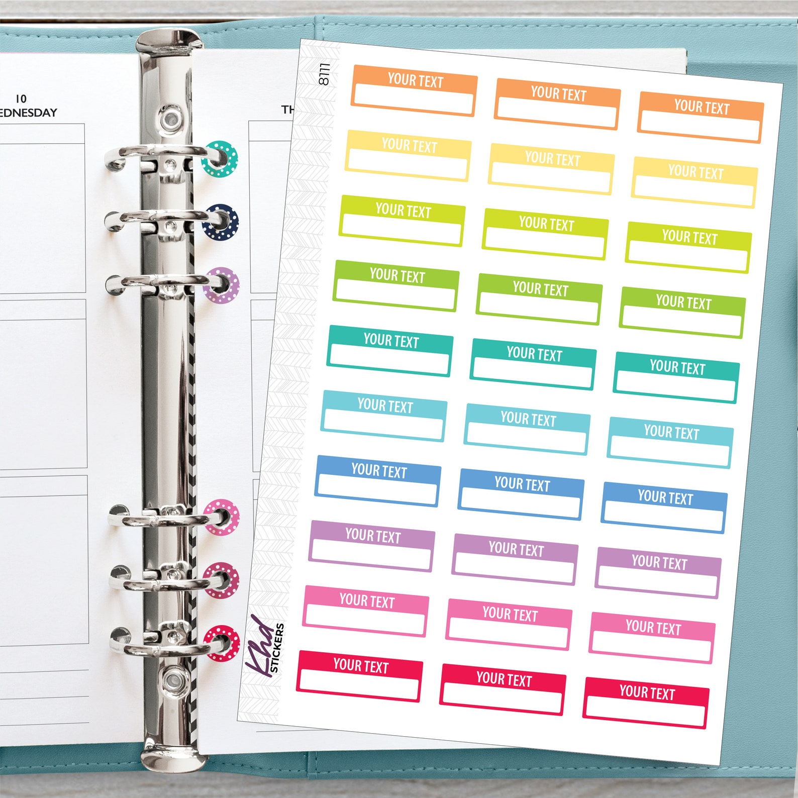Design Your Own Information Boxes Quarter Boxes Planner | Etsy
