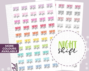 Night Shift Planner - Etsy