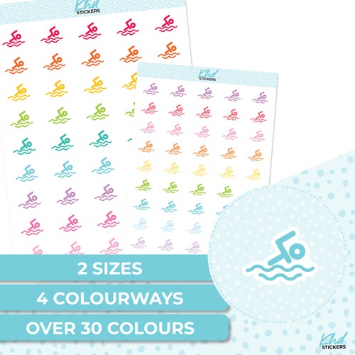 Netball Icon Stickers Planner Stickers Two Sizes Removable - Etsy