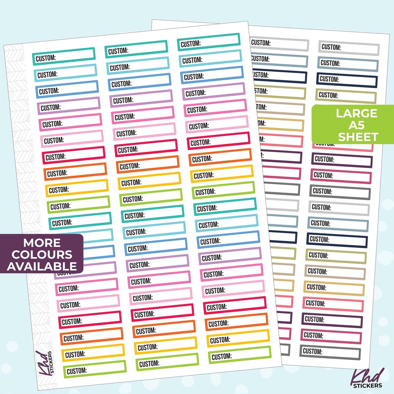 Design Your Own Info Labels Customised & Personalised - Etsy