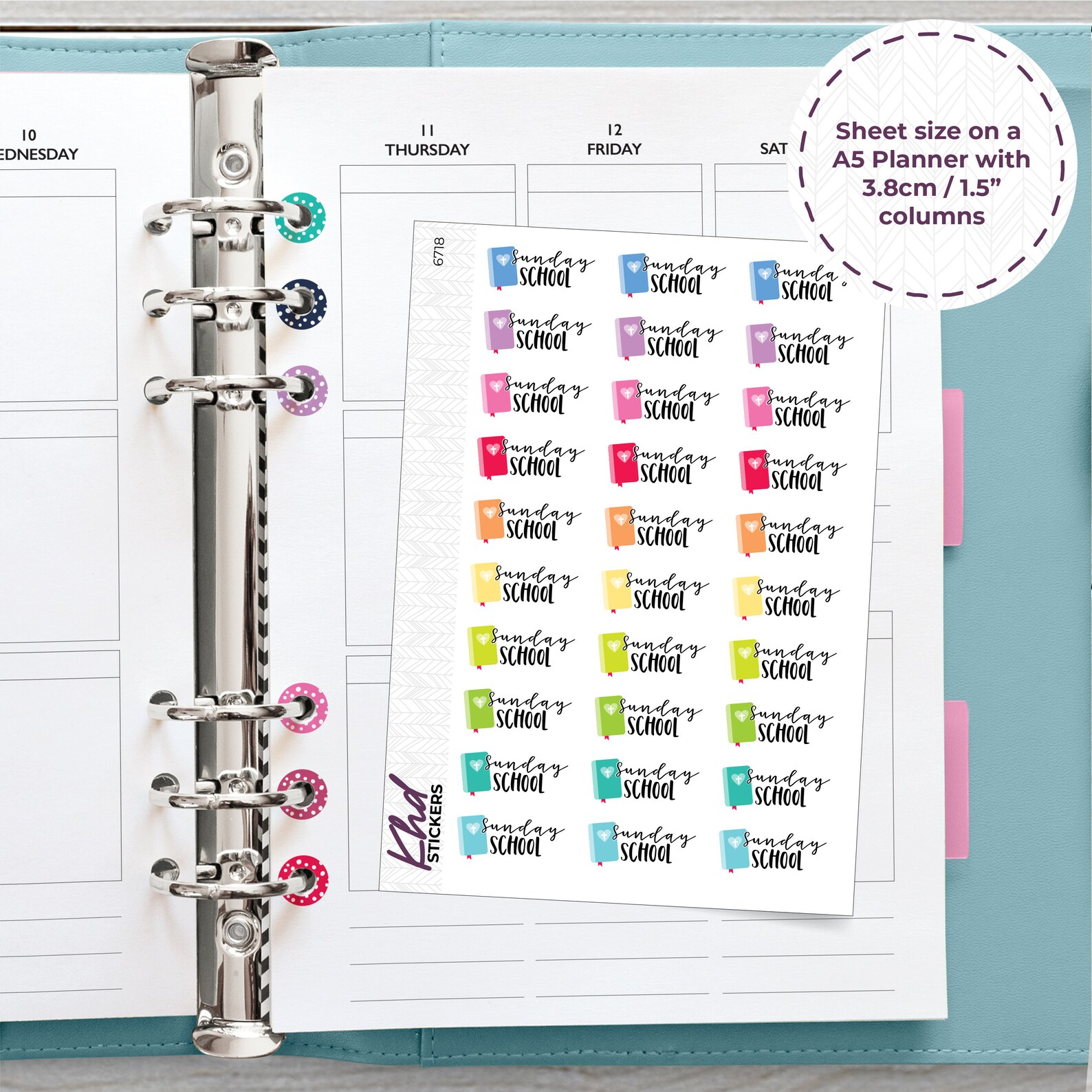 Sunday School Stickers Planner Stickers Removable | Etsy