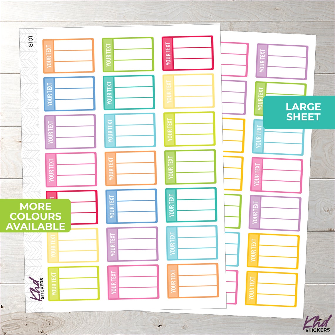 Design Your Own Lists Stickers Planner Stickers Removable | Etsy