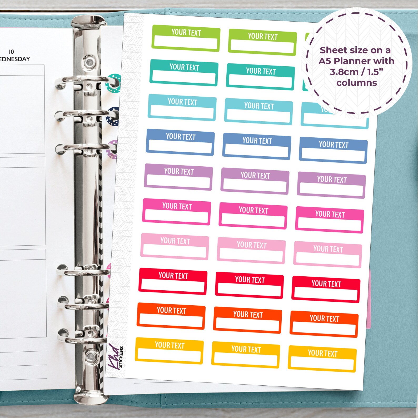 Design Your Own Information Boxes Quarter Boxes Planner - Etsy