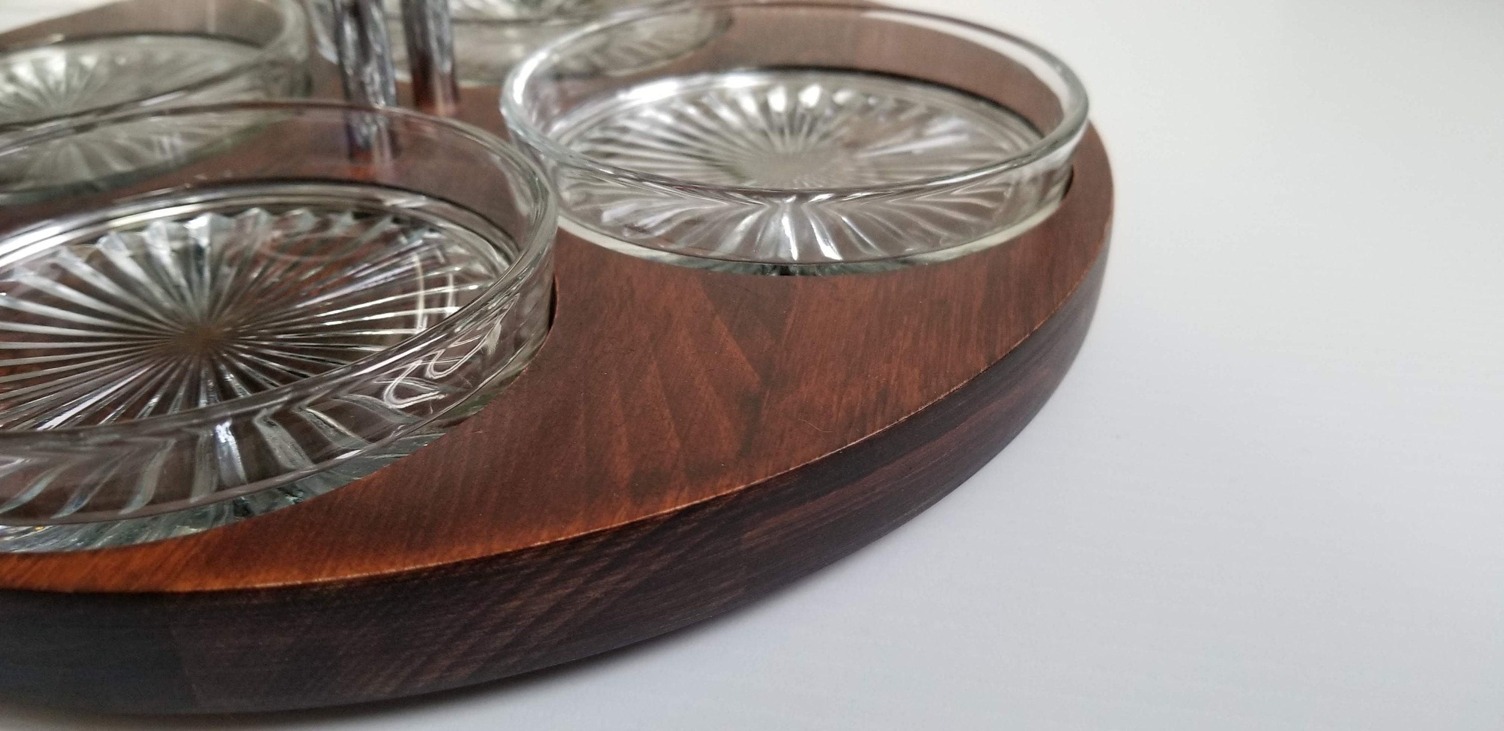 Baribocraft Wood Table Top Condiment Tray, Designer Andre Morin ...