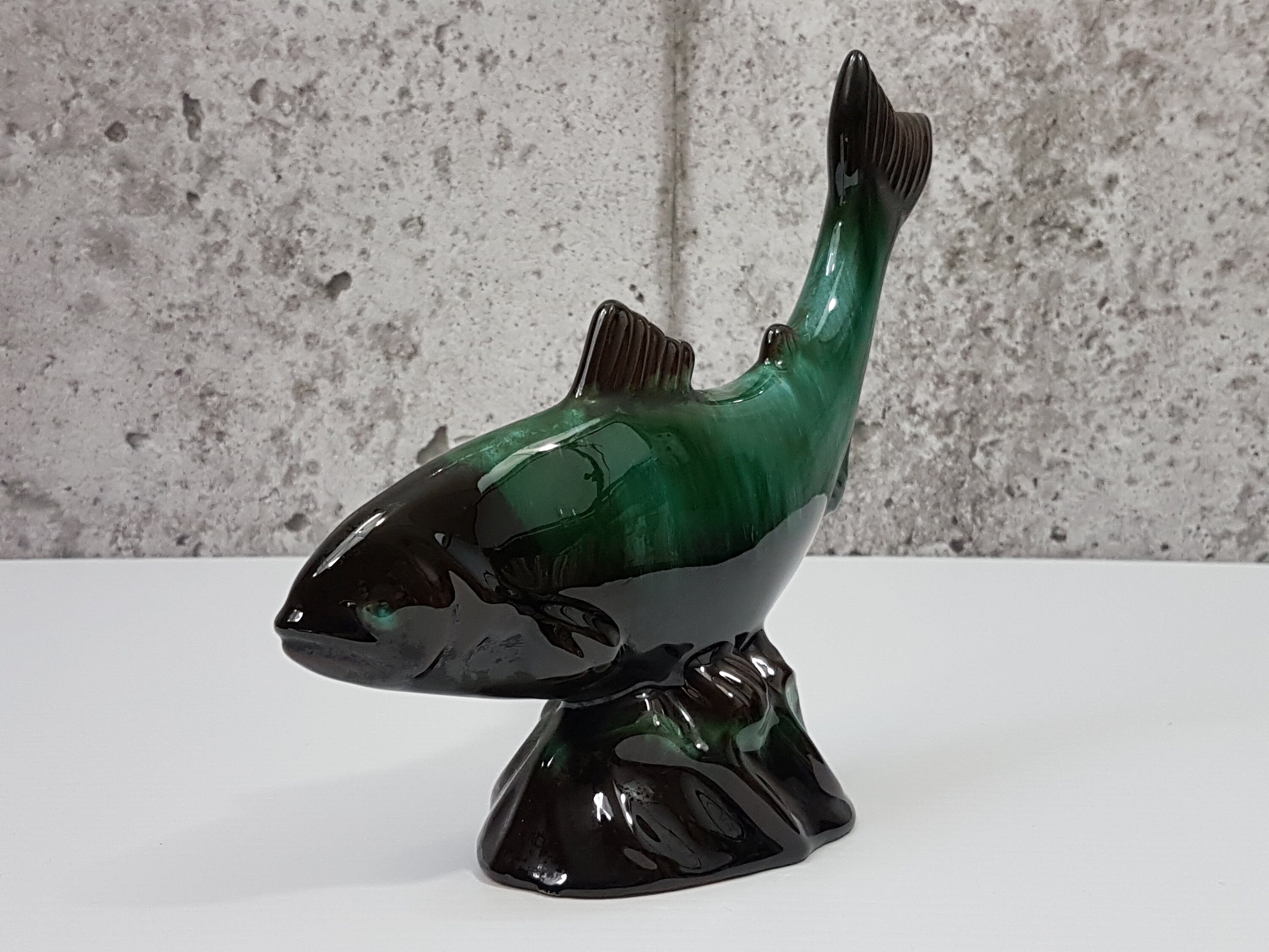 Blue Mountain Pottery - BMP - Salmon, Trout, Fish, On a Water ...