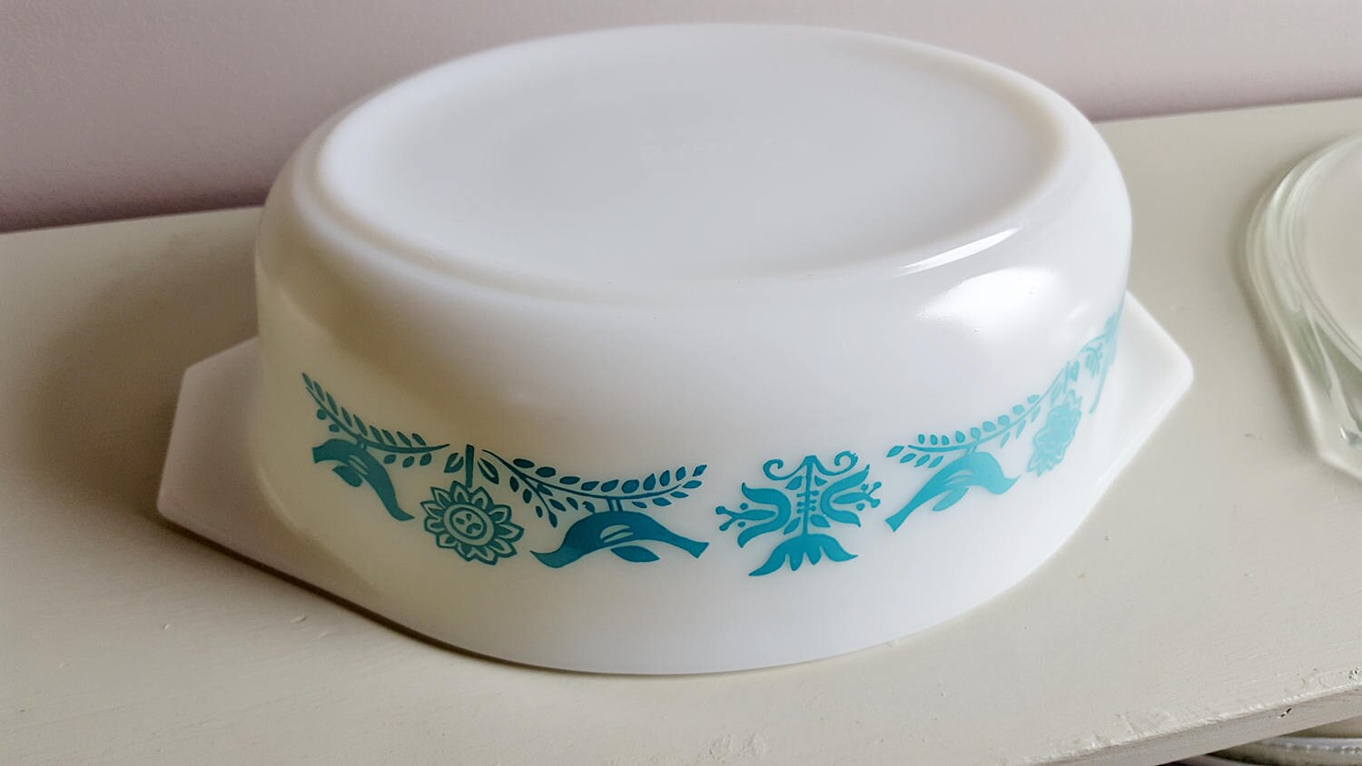 RESERVED Bluebird Promotional Pyrex Oval Casserole, # 043 with Lid ...