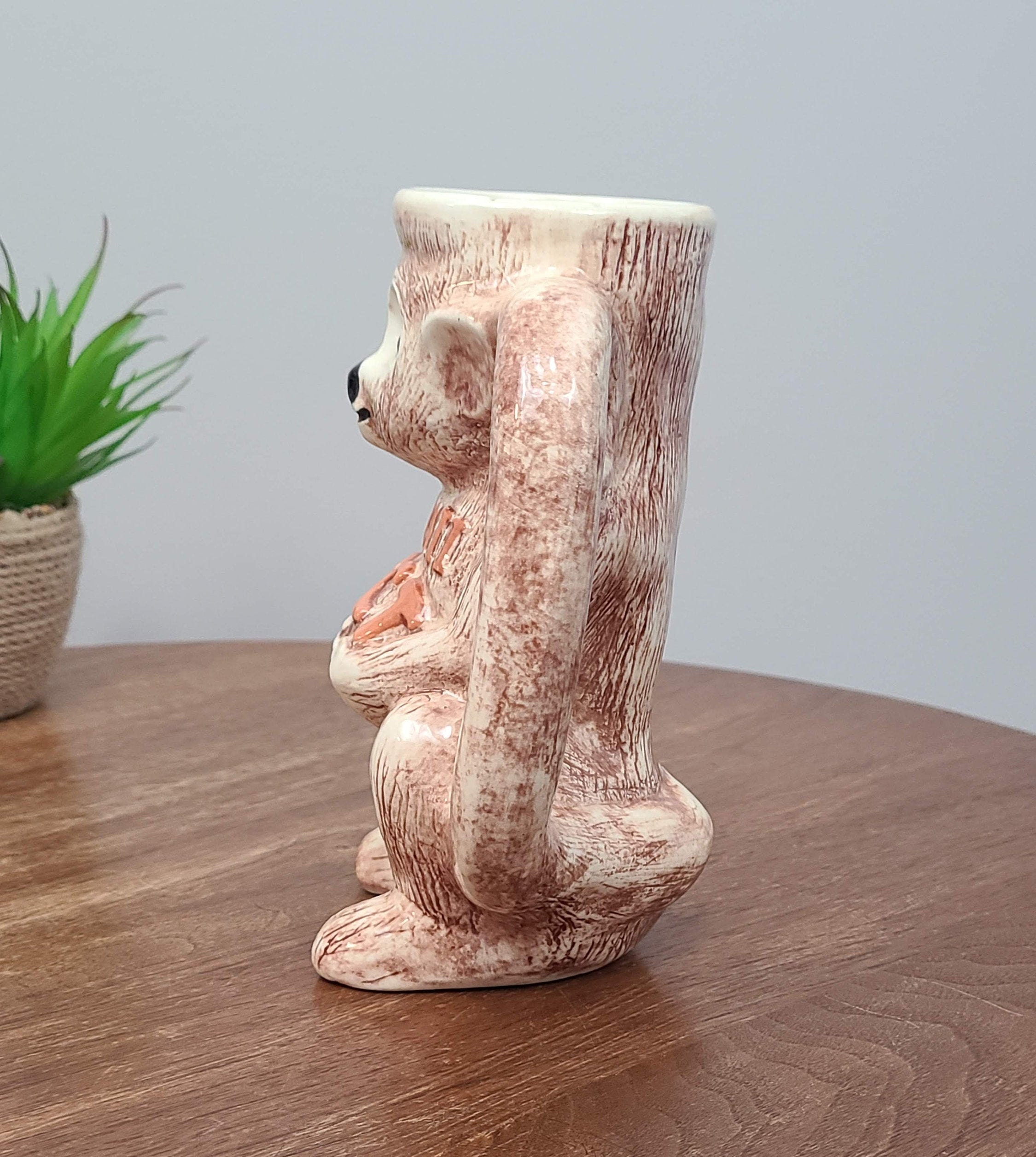 Pearl City Tavern Hawaii Monkey Mug, Tiki Bar, Figural Girl Monkey Tail ...