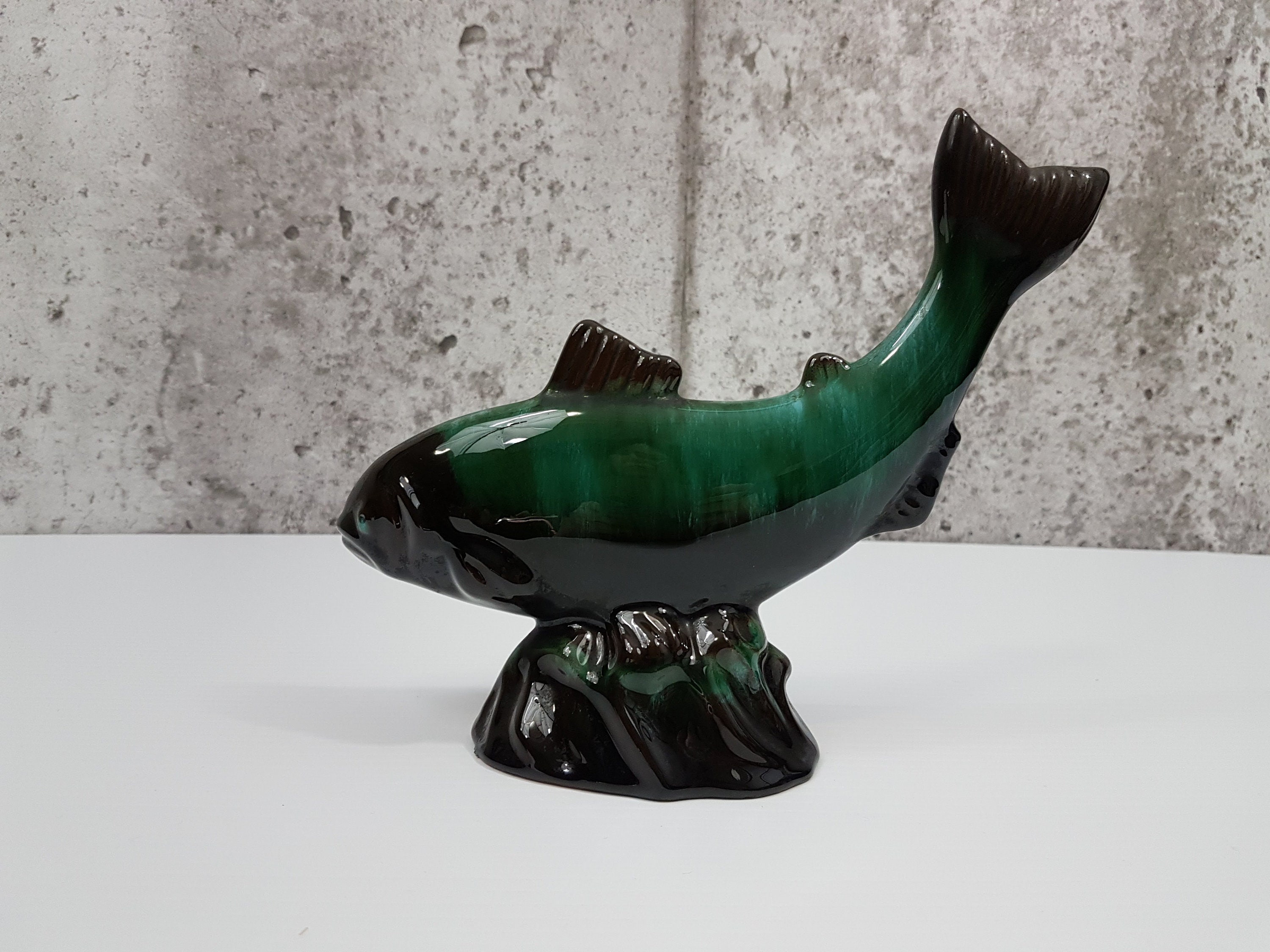 Blue Mountain Pottery - BMP - Salmon, Trout, Fish, On a Water ...