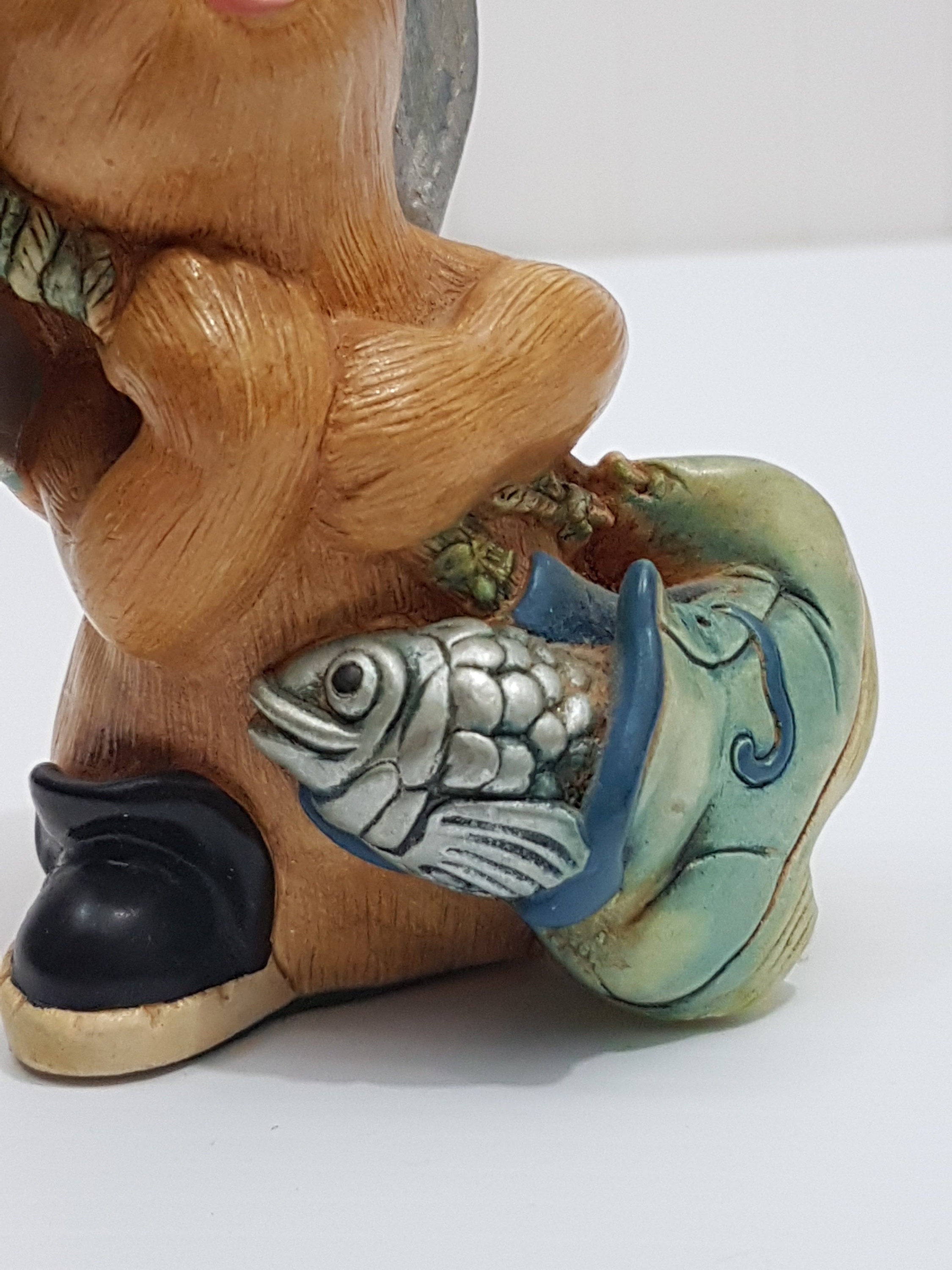 PenDelfin WHOPPER with Silver Brim Hat, Fish in Boot, 1979. Made in ...