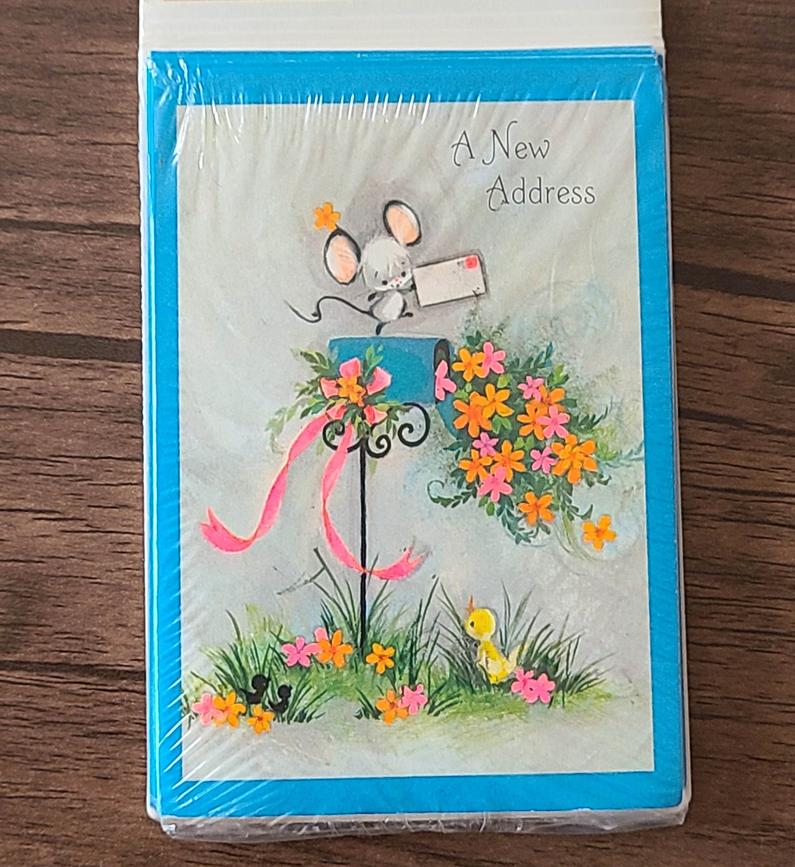 Vintage New Address Notification Cards, New in Package, New OLD STOCK ...