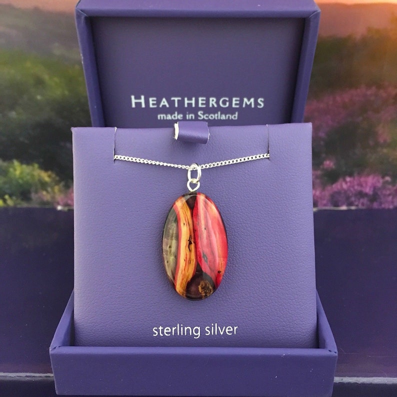 HEATHERGEMS Handcrafted Jewellery from Scotland Oval Heather | Etsy