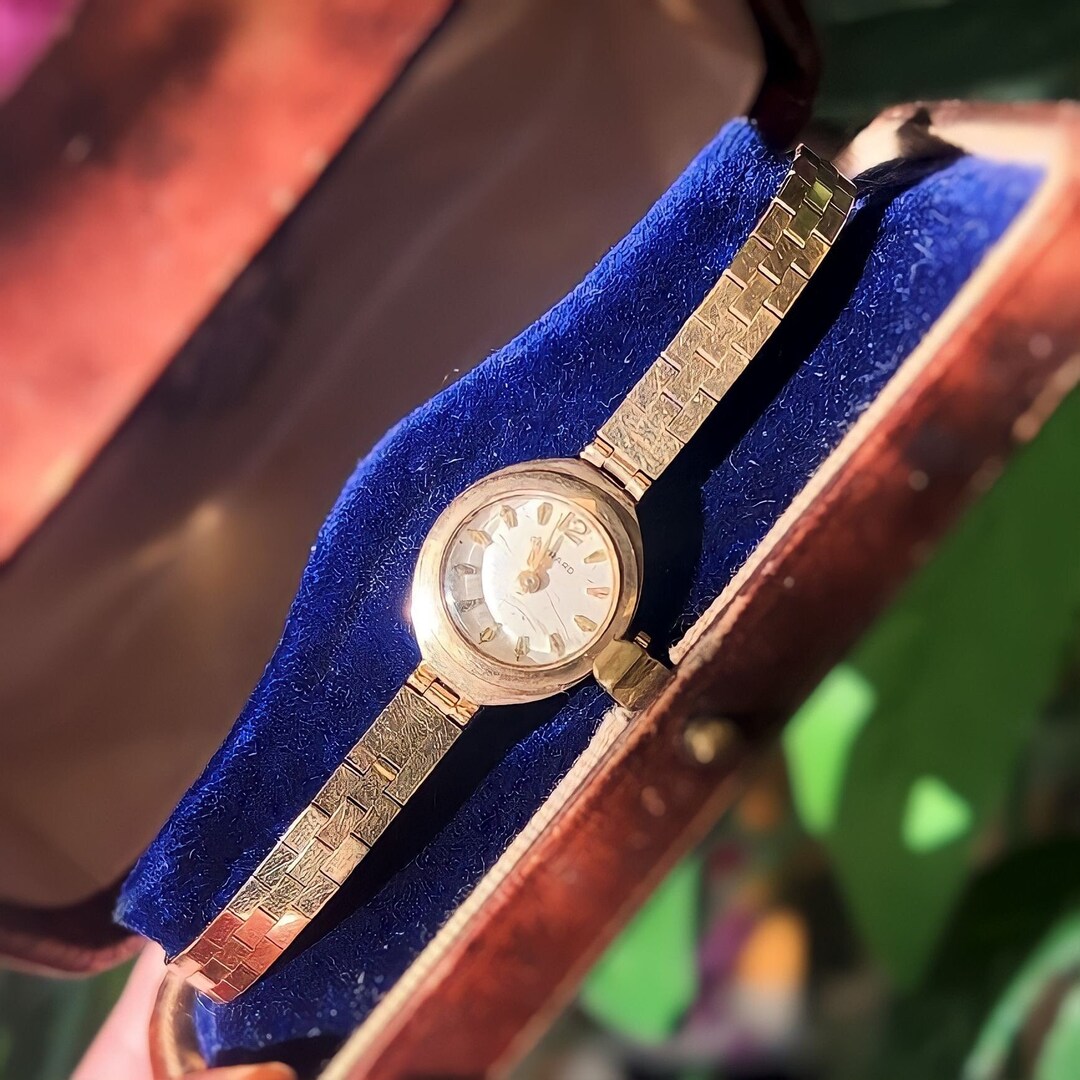 Vintage 9ct Yellow Gold Garrard Ladies Watch - Etsy
