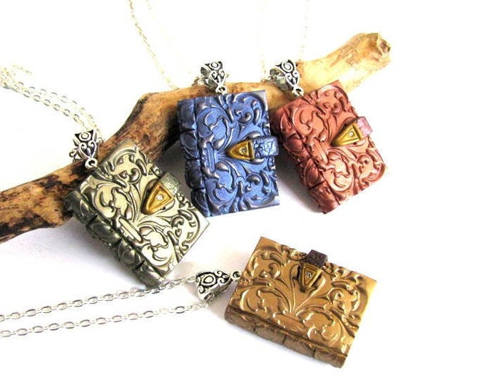 Custom Miniature Book Necklace: Personalized Book Lover Gift - Etsy Canada
