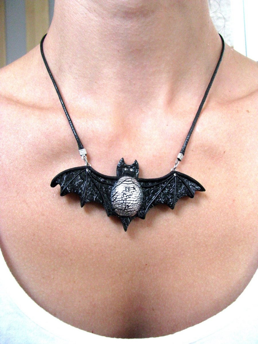 Black Necklace Gothic Necklace Witch Jewelry Victorian Necklace Black ...