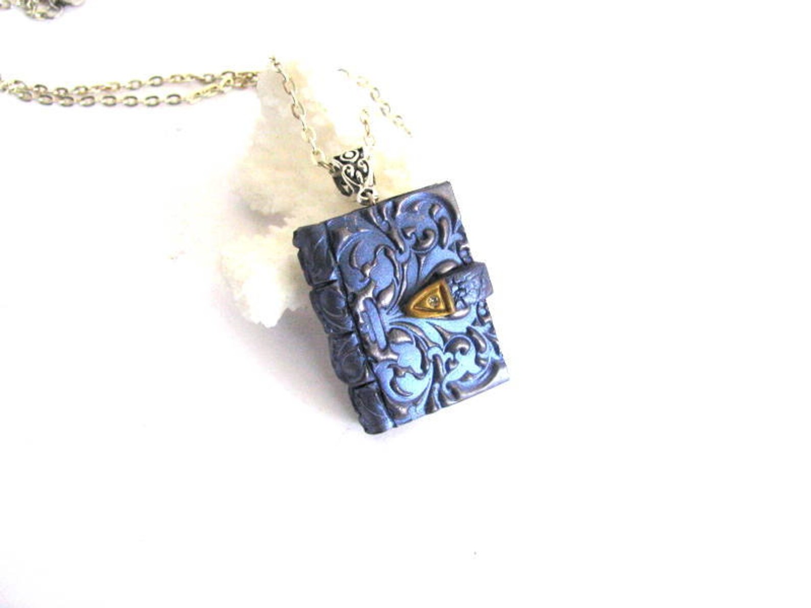 Miniature Book Necklace Mini Book Necklace Book Lover Gift - Etsy
