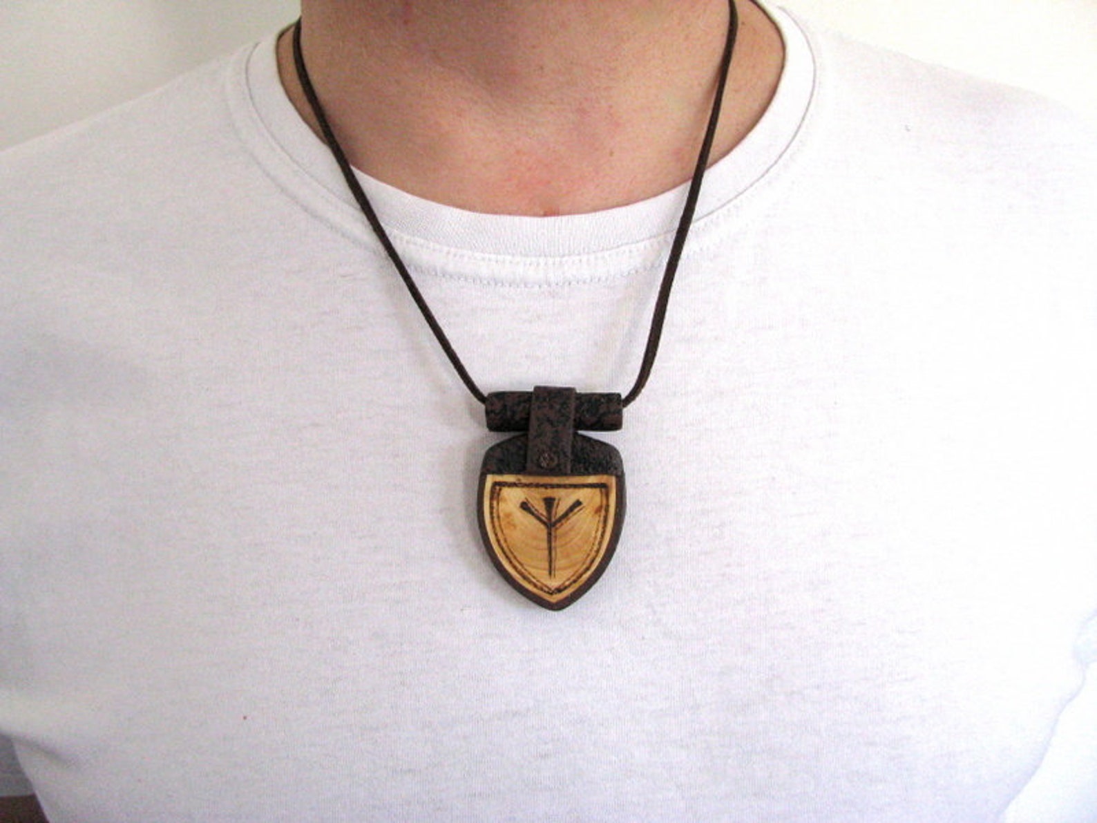 Protection Necklace Men Necklace Viking Rune Necklace Men Jewelry Gift ...