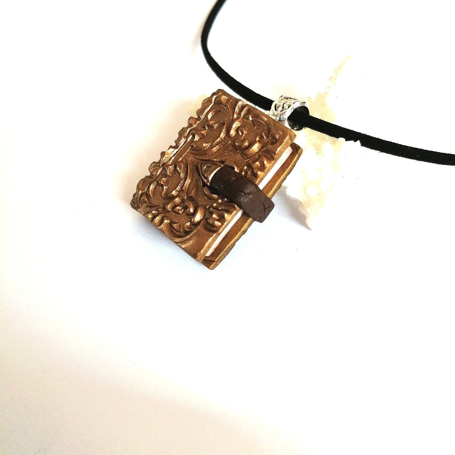 Book Necklace Mini Book Necklace Book Lover Gift Bookworm Gift ...