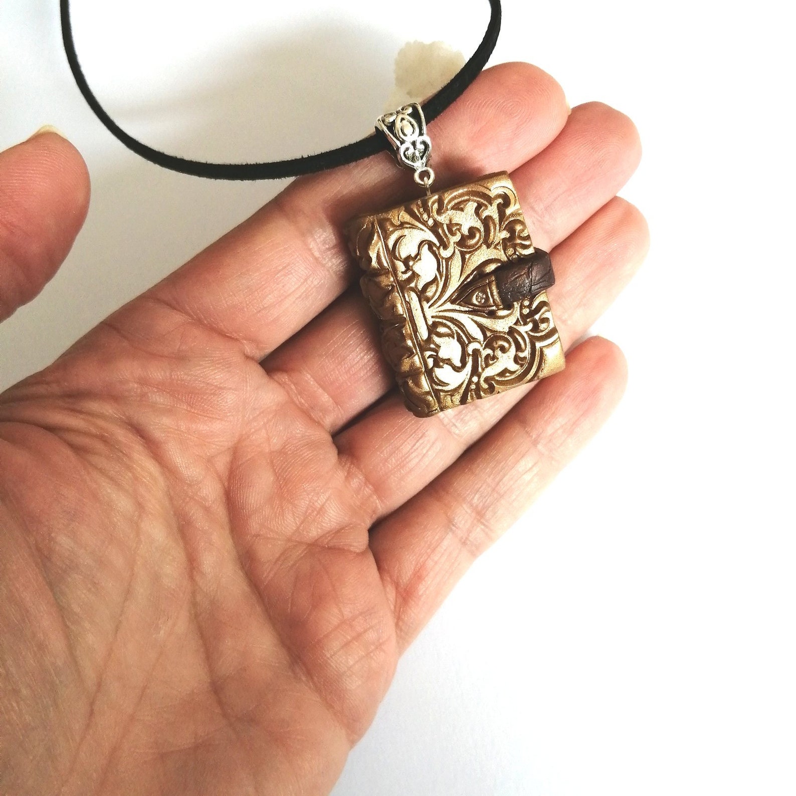 Book Necklace Mini Book Necklace Book Lover Gift Bookworm Gift ...