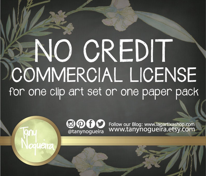 Extended License for Paper Pack or Clip Art Set - Etsy