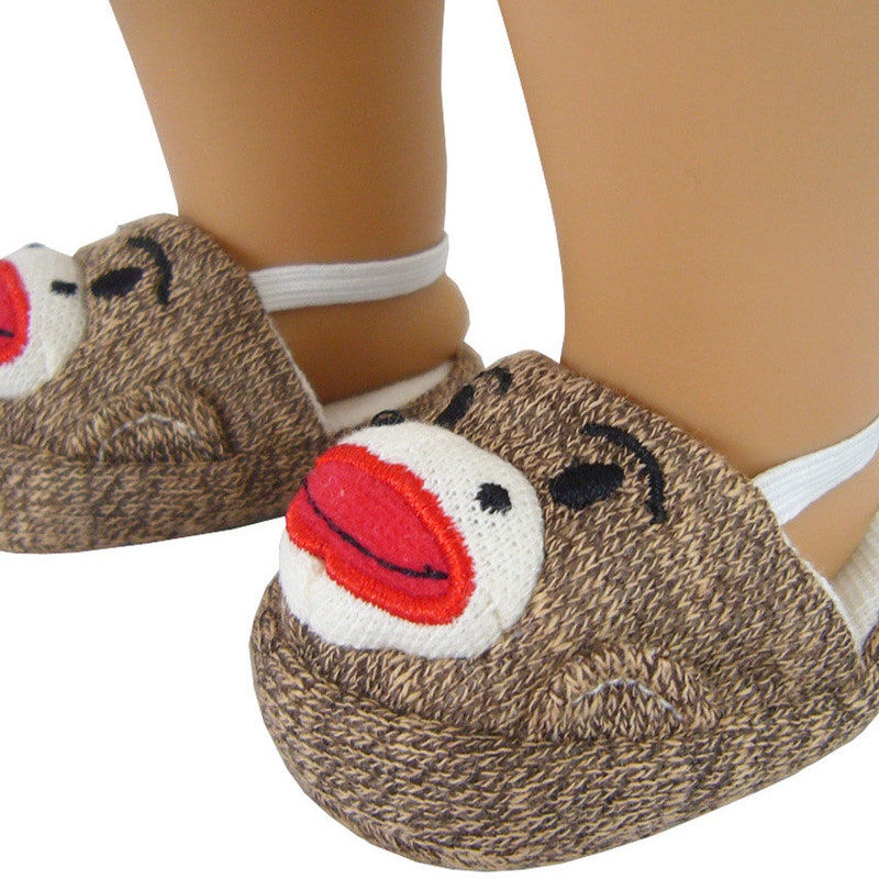 Monkey Slippers - Etsy