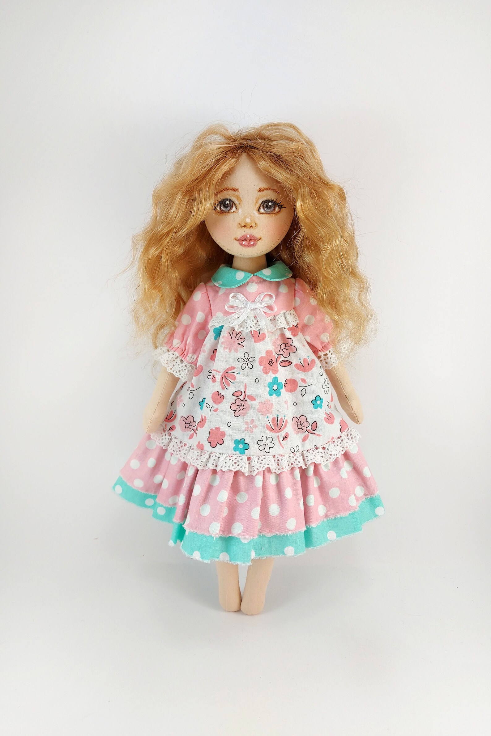 Textile Doll Decorative Doll Collector Dolls Doll Cotton - Etsy