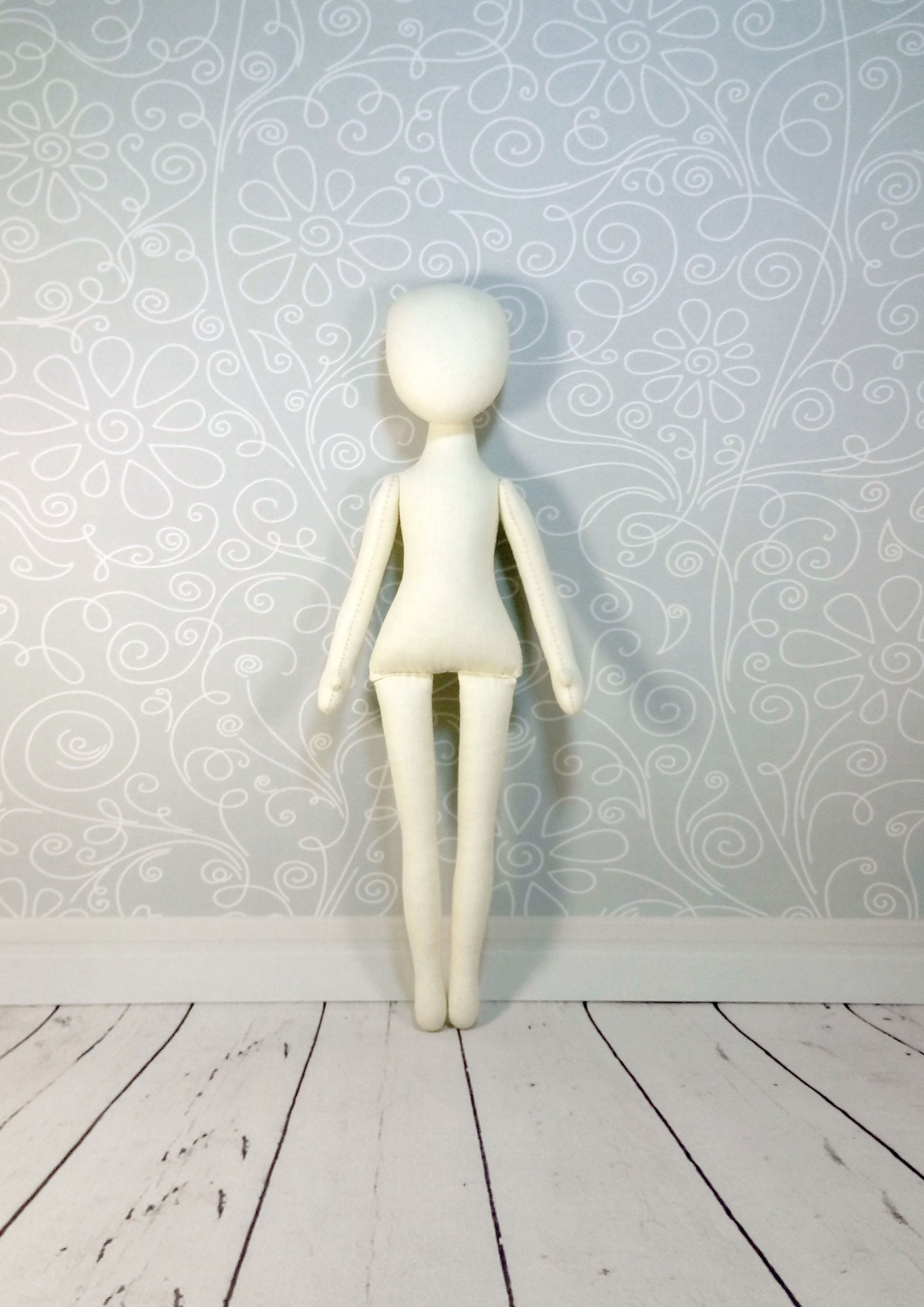 Blank doll body-14 blank rag doll body the body of the | Etsy