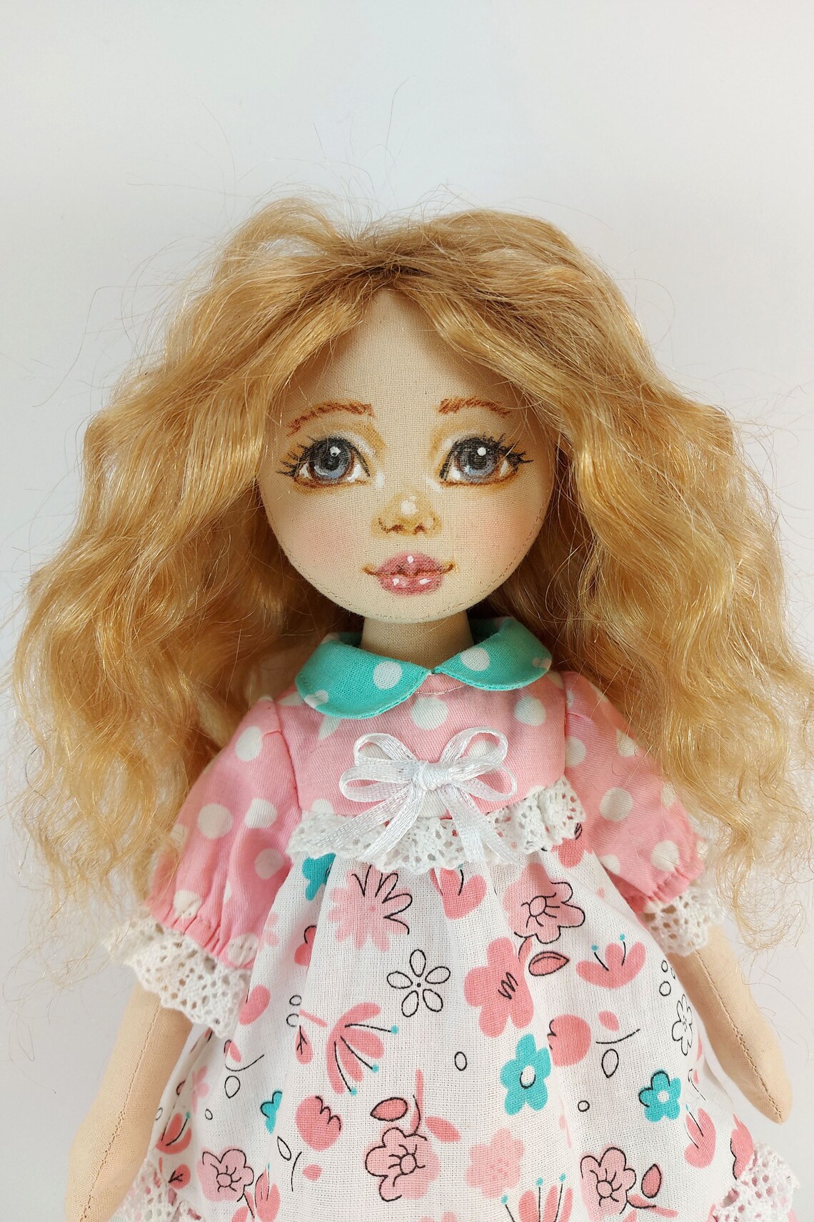 Textile Doll Decorative Doll Collector Dolls Doll Cotton - Etsy