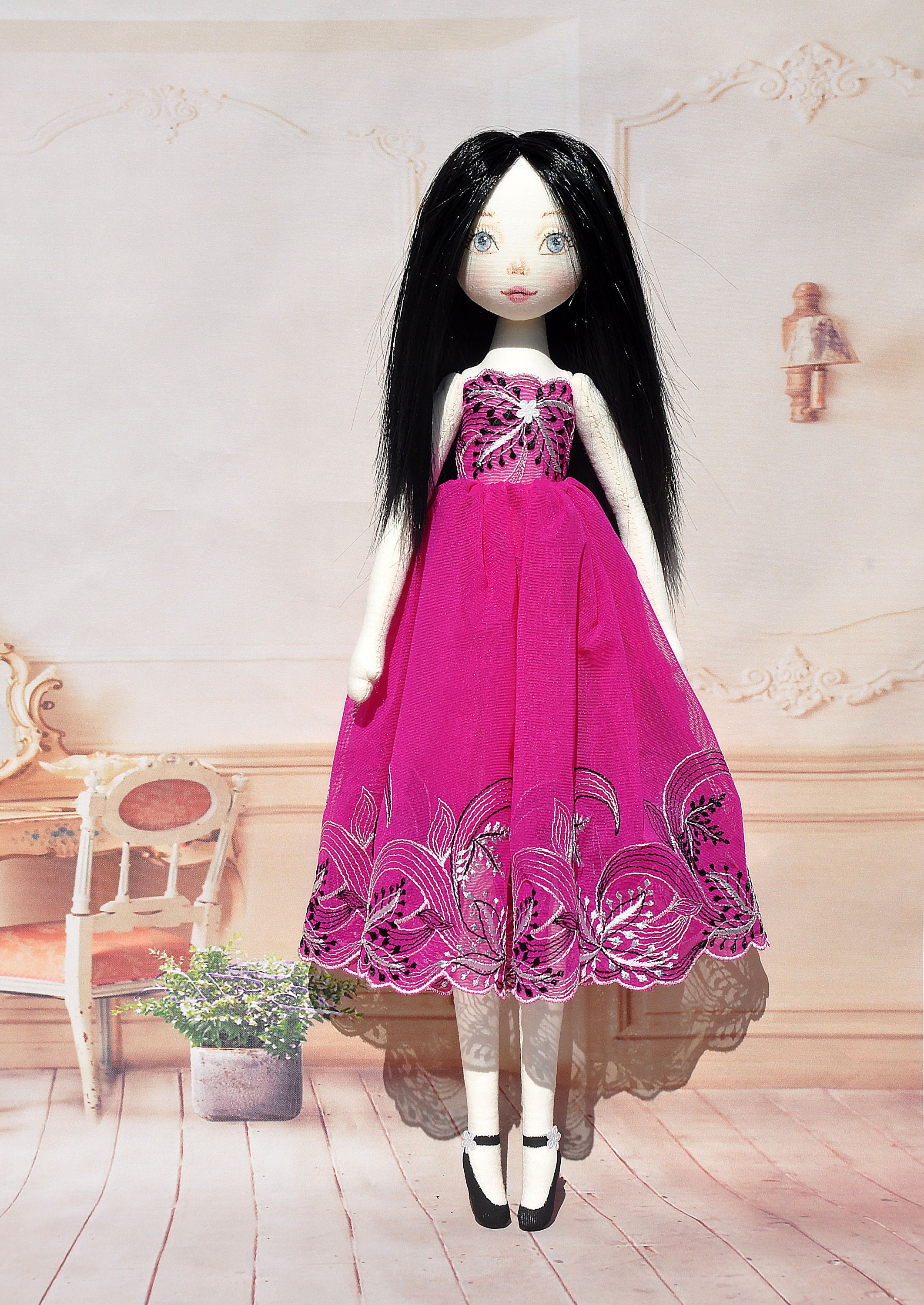 Blank doll body-18blank rag doll ragdoll bodythe body | Etsy