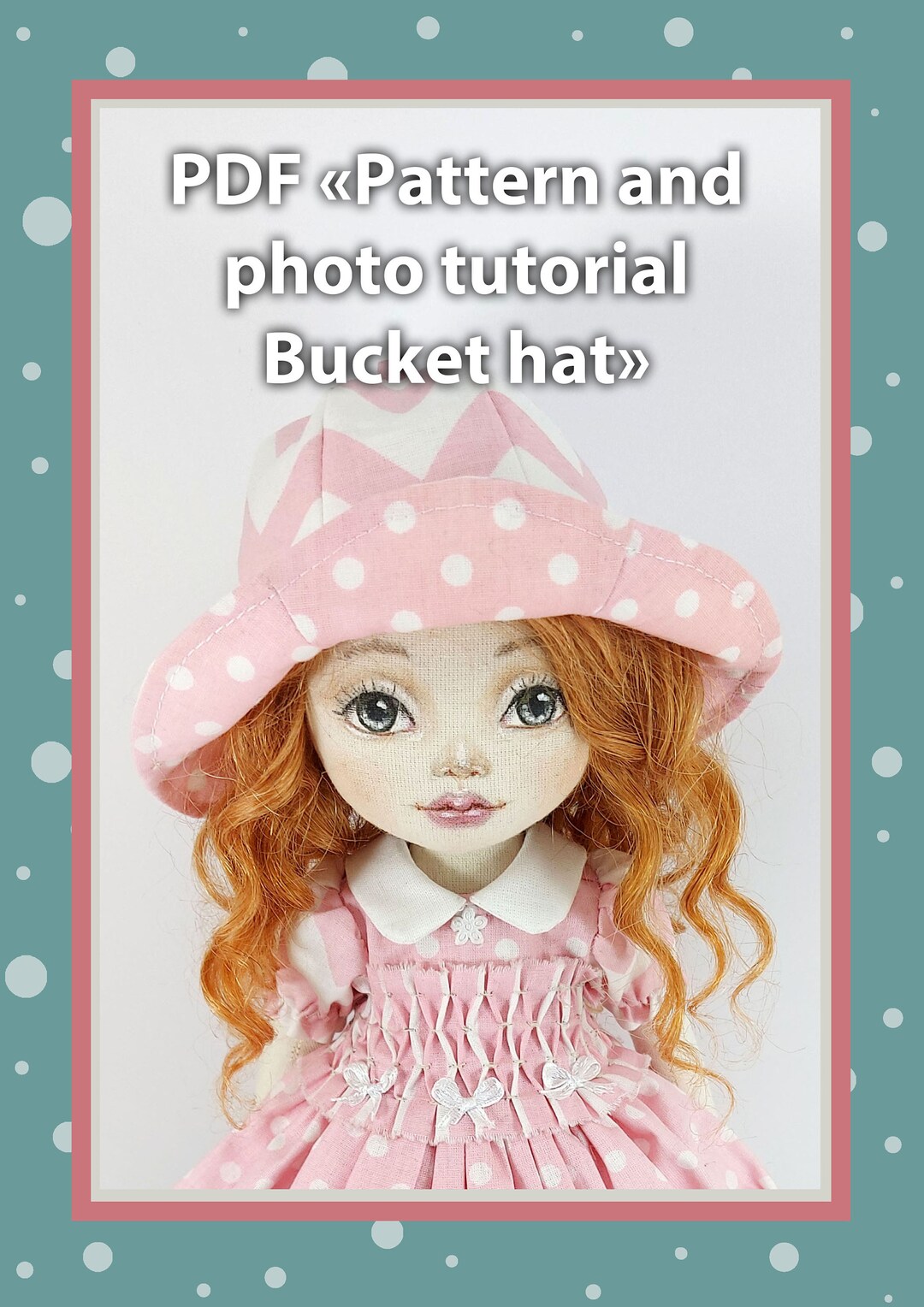 Pattern Sewing Hat for Dolls Anna, Maria. Sewing Foto Tutorial, PDF - Etsy