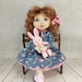 Тextile Doll Decorative Doll Collector Dolls Doll Cotton - Etsy