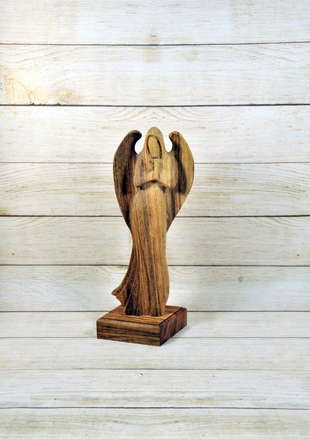 Angel Made of Wood,wooden Angel,walnut - Etsy