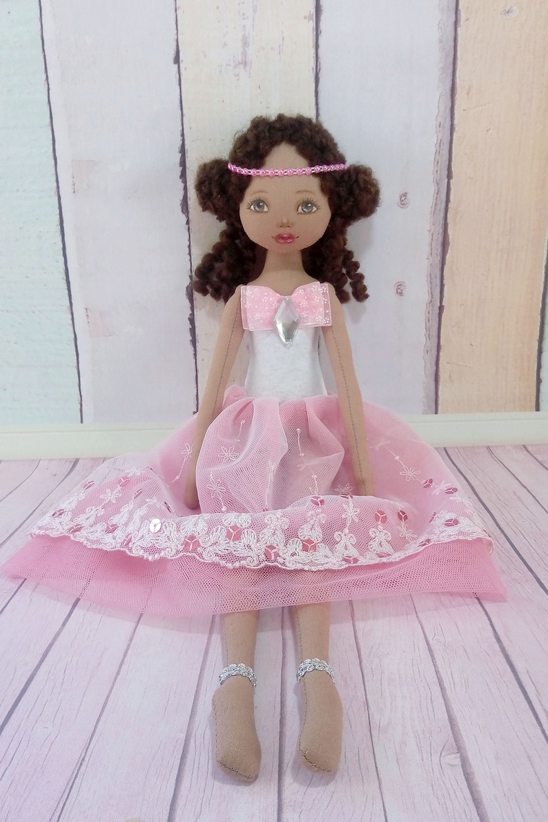 Handmade Brown Rag Doll Tilda Doll textile Doll - Etsy