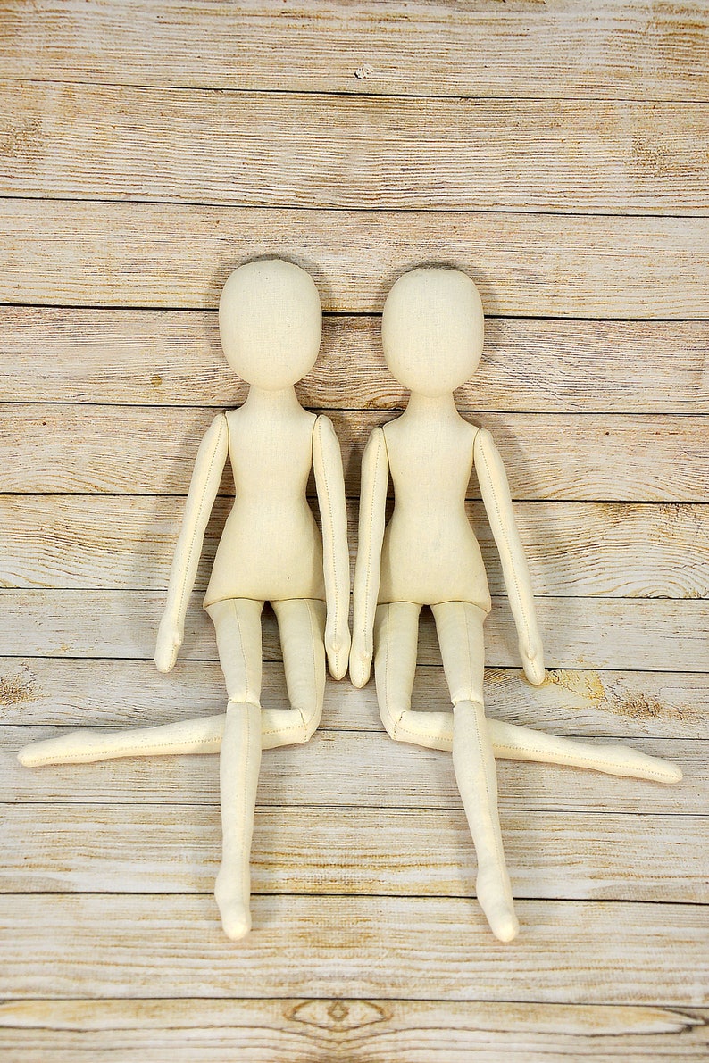 2 Blank doll body-18 blank rag doll ragdoll body the | Etsy