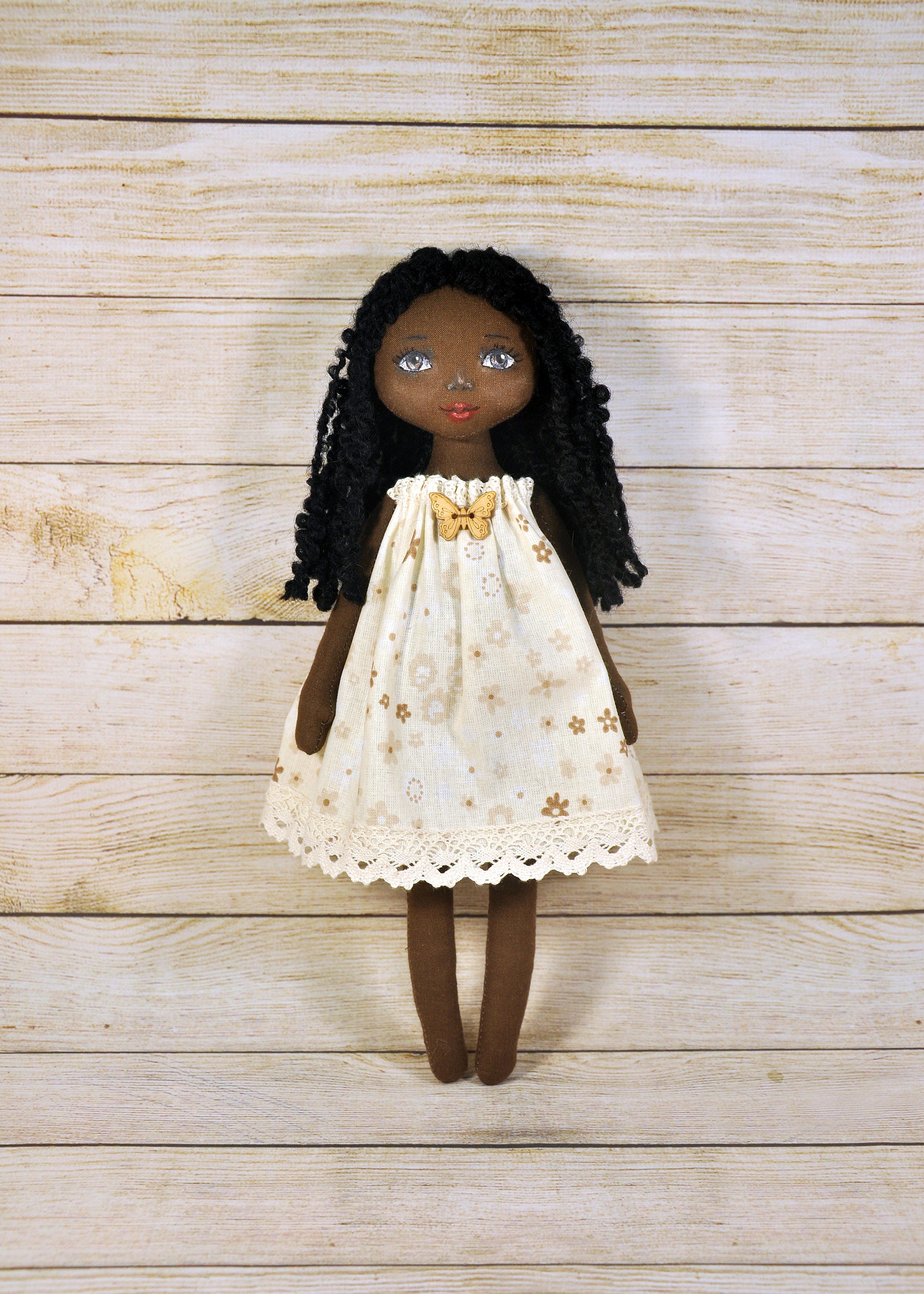5 Dark Blank Doll Body-12",blank Rag Doll, Ragdoll Body,the Body of the ...