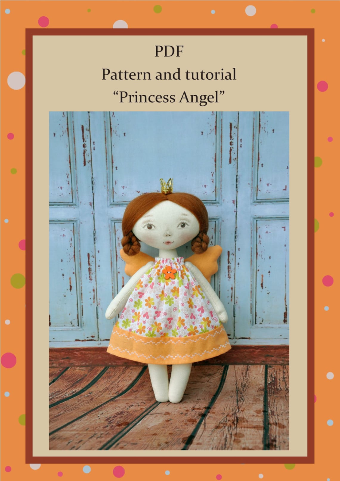 PDF Angel Doll Pattern 8 PDF Sewing Tutorialsoft Doll | Etsy