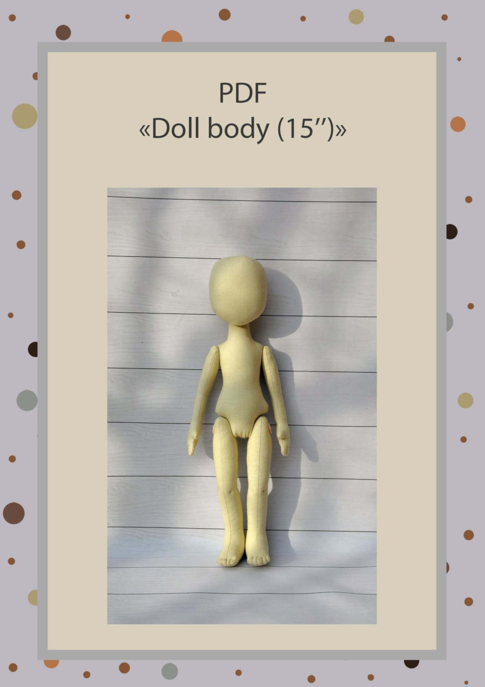 PDF Mary Doll Cloth Doll Patternpdf Sewing Tutorialsoft - Etsy
