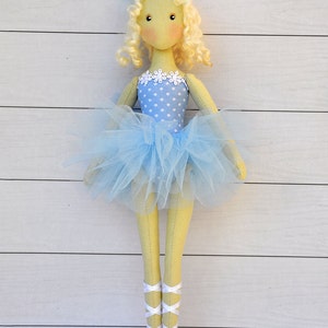 PDF Cloth Doll Ballerina Pattern 15",pdf Sewing Tutorial,soft Doll ...