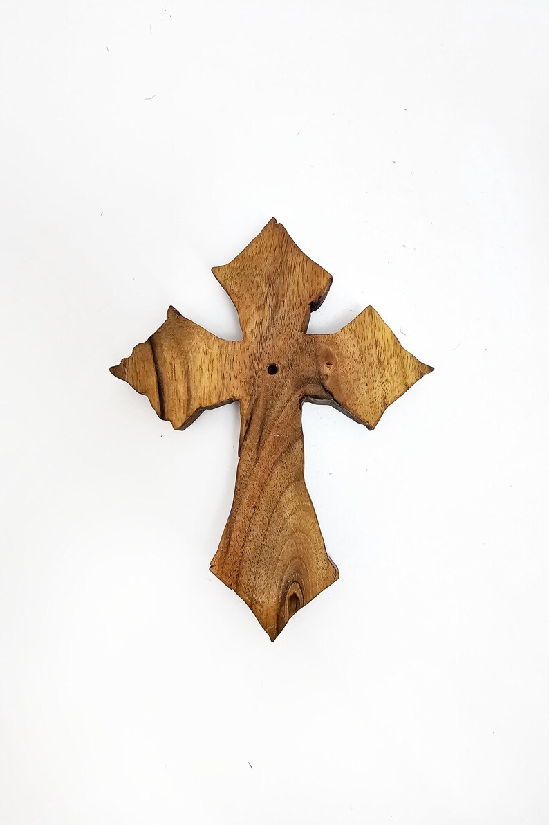 Handmade Wooden Wall Cross - Oak Christian Decor Gift - Etsy