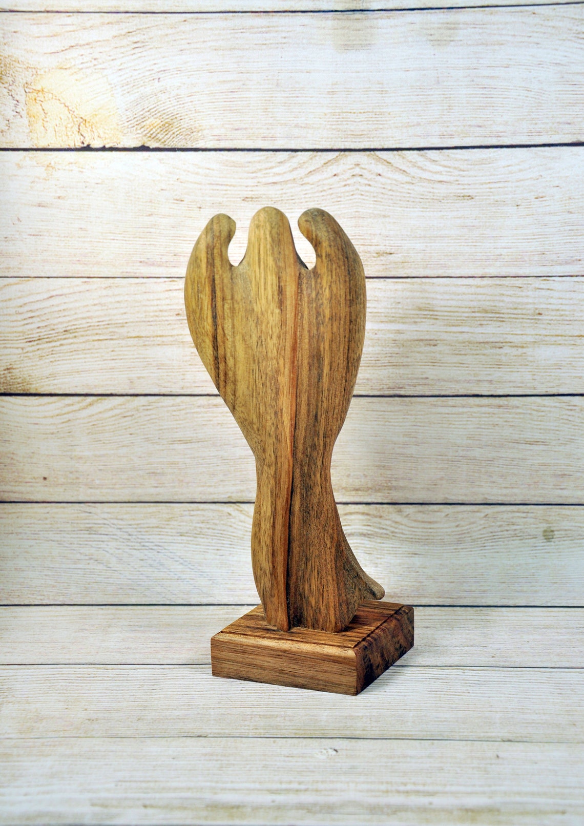 Angel made of woodwooden angelwalnut | Etsy