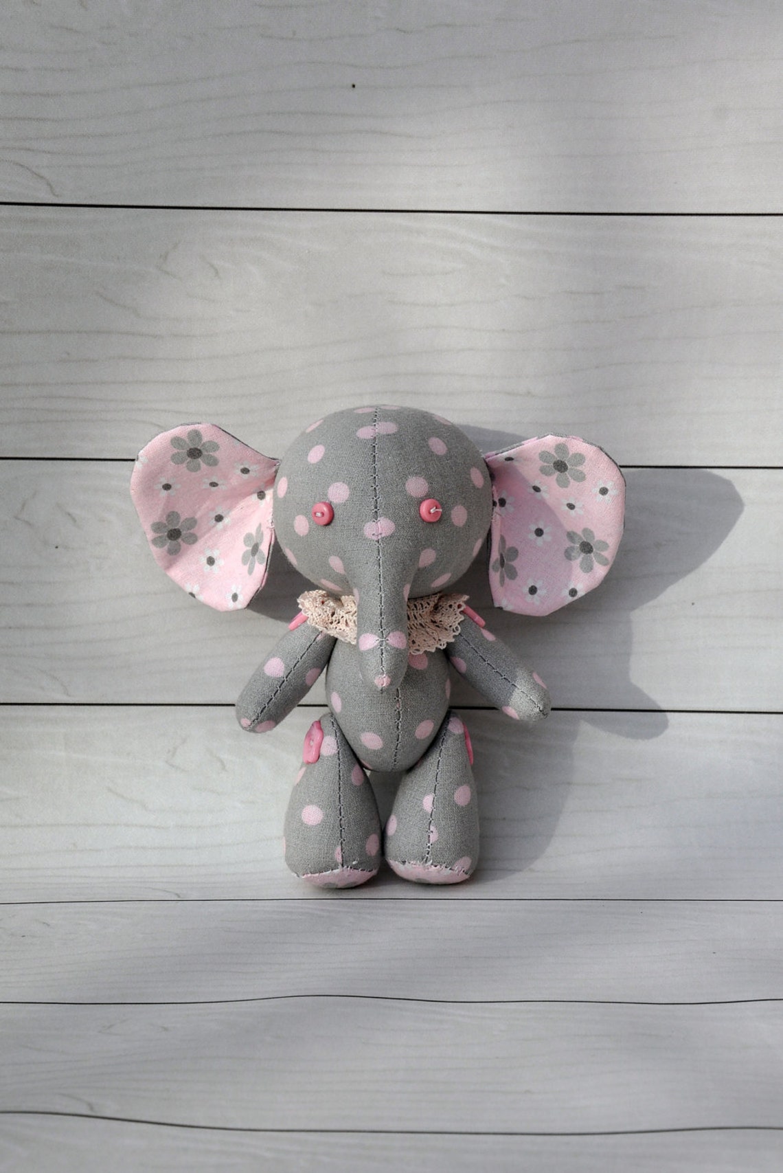 Elephant Pdf Pattern PDF Plush Elephant Stuffed Elephant | Etsy